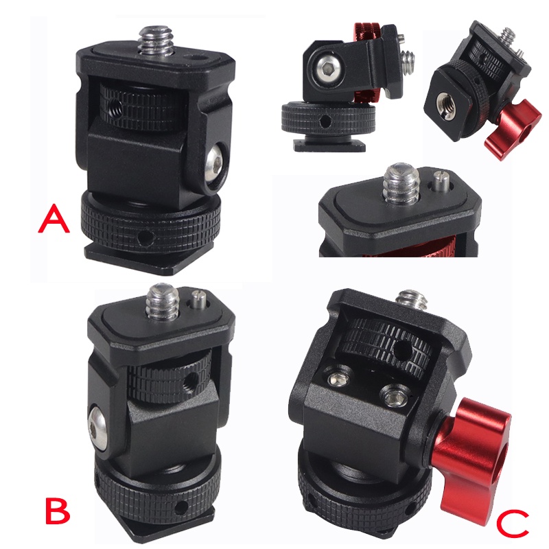 Giá đỡ màn hình EVF Mount Xoay & Tilt Cold Shoe 1 / 4 "Vít ARRI Định Vị ...