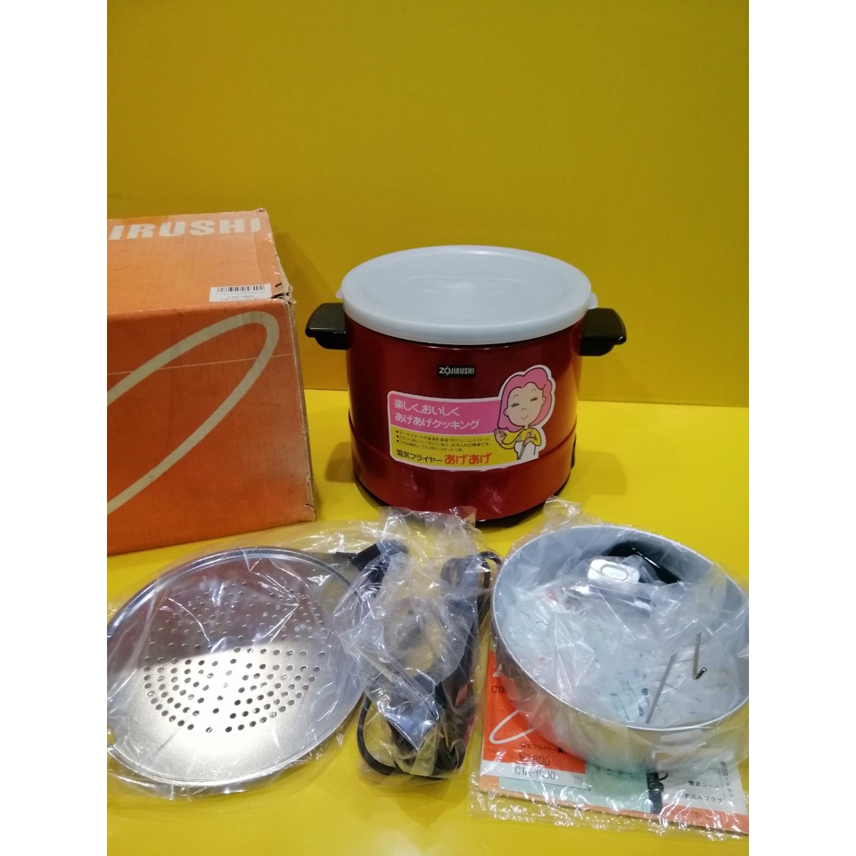 Nồi chiên ngập dầu nội địa Nhật Zojirushi CTA-1000 (1.0L) (3781219), Red | Shopee Việt Nam