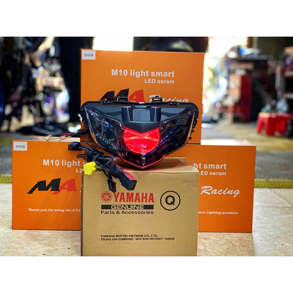 Đèn Pha Bi Cầu M10-V4S Light Smart [ 2024 ] Làm Sẵn Cả Chóa Đèn Ex150 ...