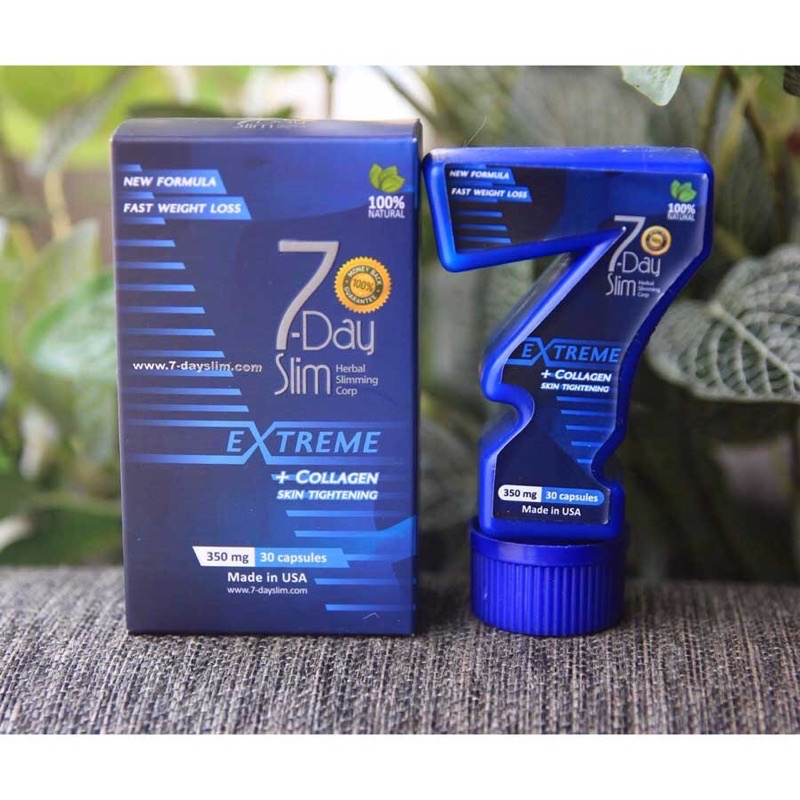 Viên uống giảm cân 7Day slim ( nhập khẩu Mỹ) | Shopee Việt Nam