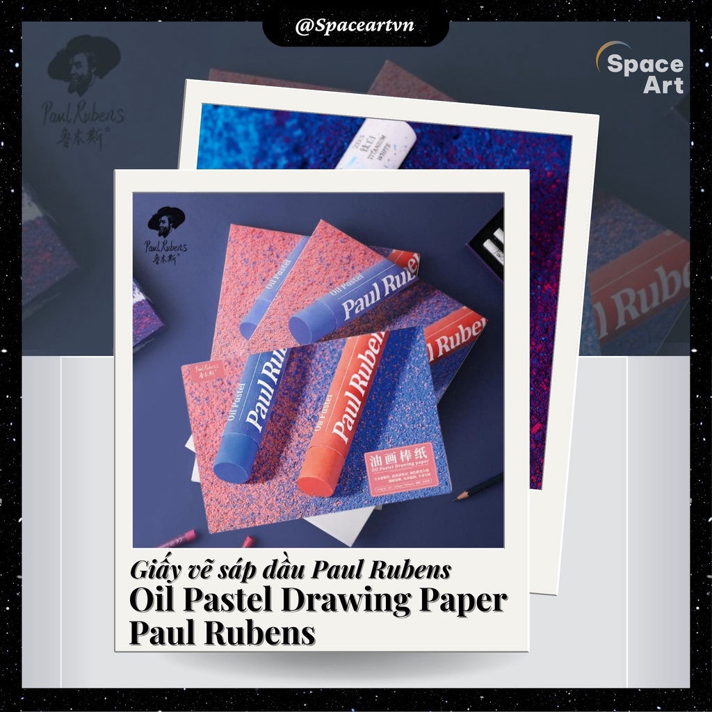 Giấy Vẽ Màu Sáp Dầu Paul Rubens - Oil Pastel Drawing Paper Paul Rubens (HotPress - 30 tờ ...