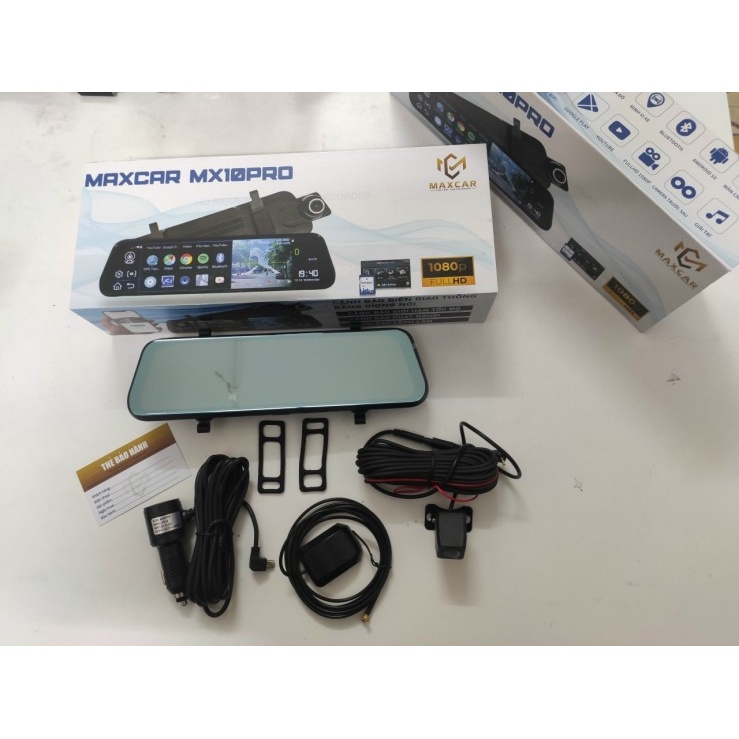 CAMERA HÀNH TRÌNH GƯƠNG MX10 PRO CẢNH BÁO DẪN ĐƯỜNG VIETMAP S2 chính hãng MAXCAR | Shopee Việt Nam