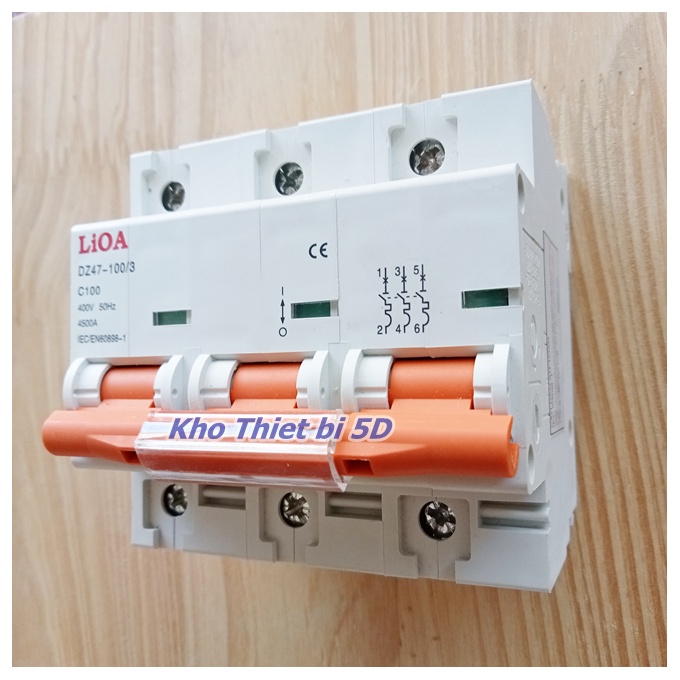 Aptomat - Cầu dao Tự động LiOA 3P 20A - 100A/ 4.5kA Chính hãng | Shopee Việt Nam