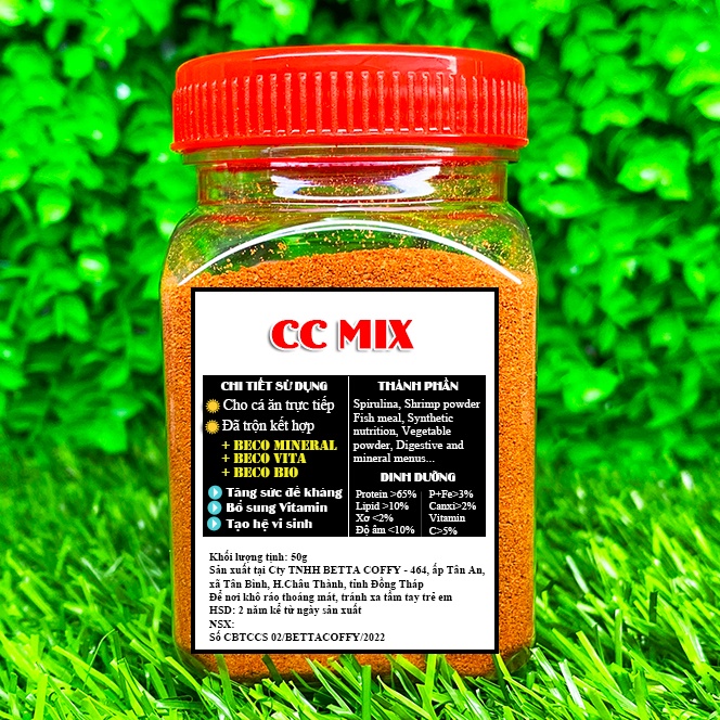 COMBO Cám Trộn CC MIX Artemia Sấy Khô - Thức ăn Cao Cấp cho cá | Shopee ...