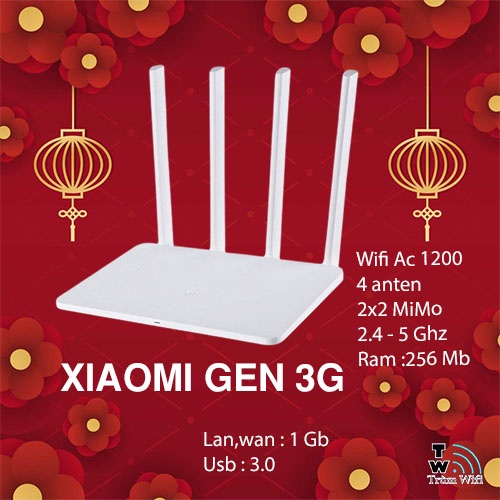 Bộ phát wifi Router wifi XIAOMI GEN 3G R3G,Ac1200,Rom Tiếng Việt,wifi ...