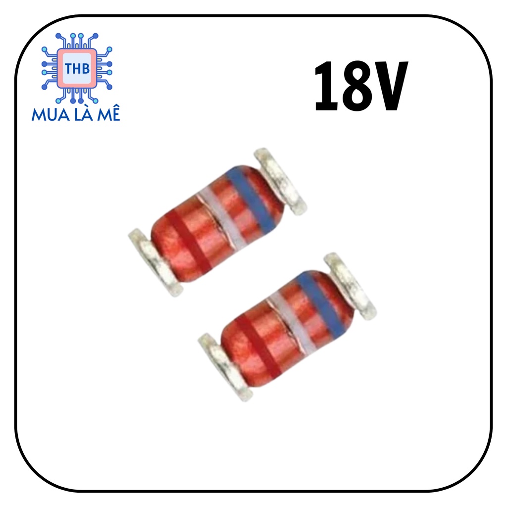 Diode Zener SMD 1/2W 18V ZMM18V LL34 (10c) | Shopee Việt Nam