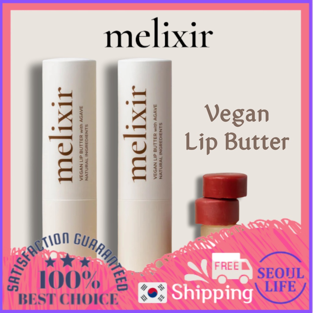 MELIXIR Vegan Lip Butter 3.9g Son dưỡng môi Melixir 18 màu mới | Shopee ...