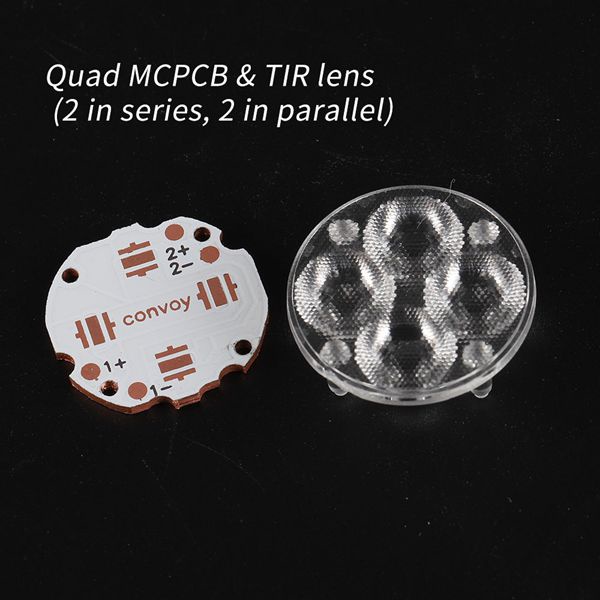 Ống Kính Đồng DTP Mccb Và TIR Cho Đèn Pin Convoy Ba LED | Shopee Việt Nam