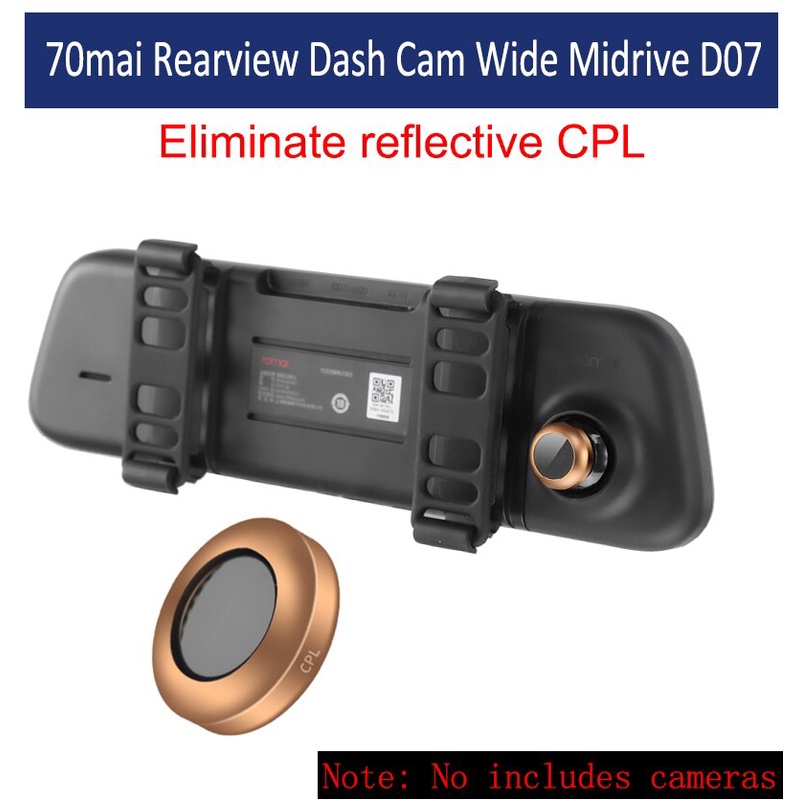 Kính Lọc Phân Cực D07 Màu Vàng CPL Cho Xiao Mi 70Mai Midrive D07 70Mai | Shopee Việt Nam