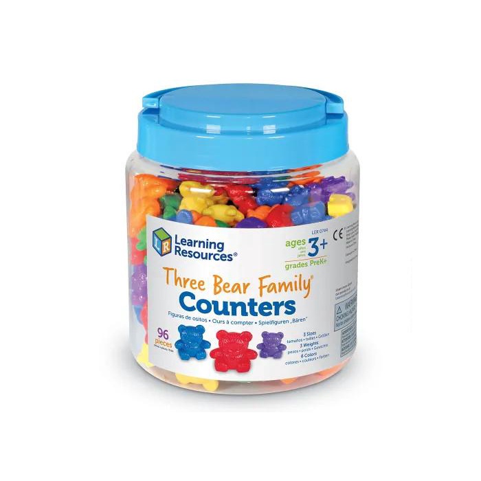 [Hàng nhập khẩu Mỹ] Bộ học đếm - Three Bear Family Rainbow Counters ...