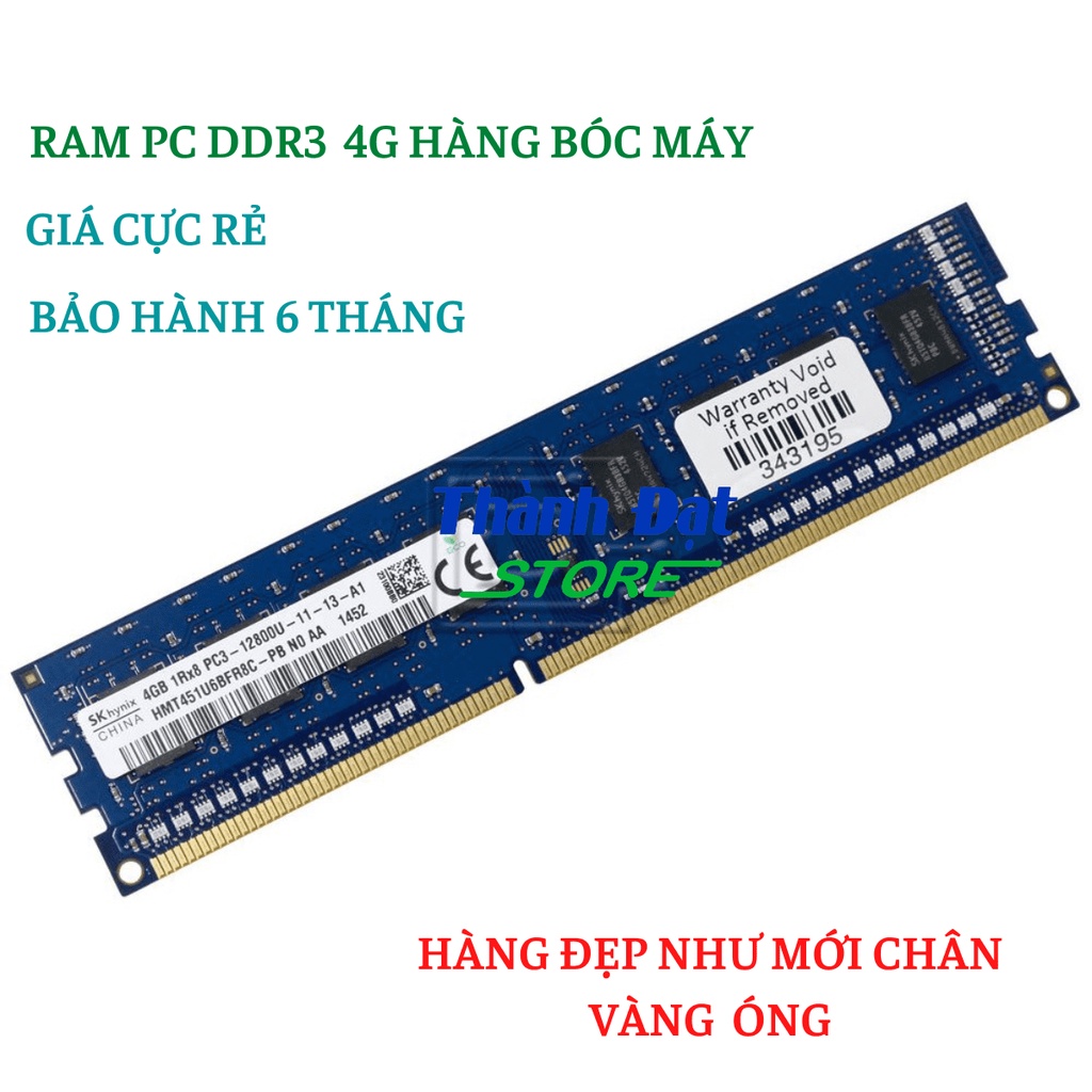RAM máy tính bàn,ram DDR3 PC BUSS1600,DDR 3 2G/4G/8G buss 1333 hàng bóc máy.Ram DDr4 4G buss ...