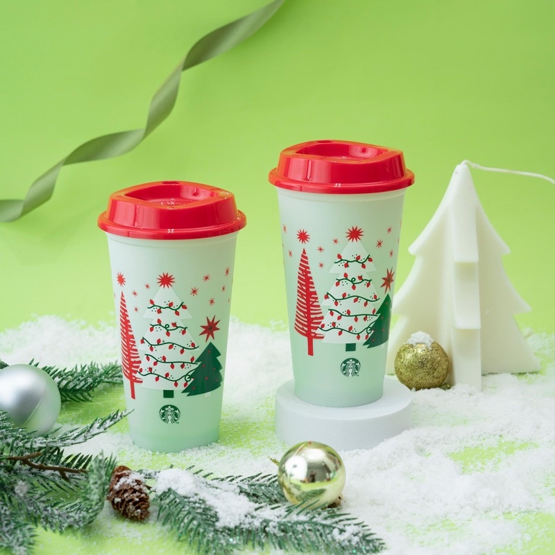 Ly Starbucks Reusable Holiday Hot Cup 2022 16Oz (473ml) | Shopee Việt Nam