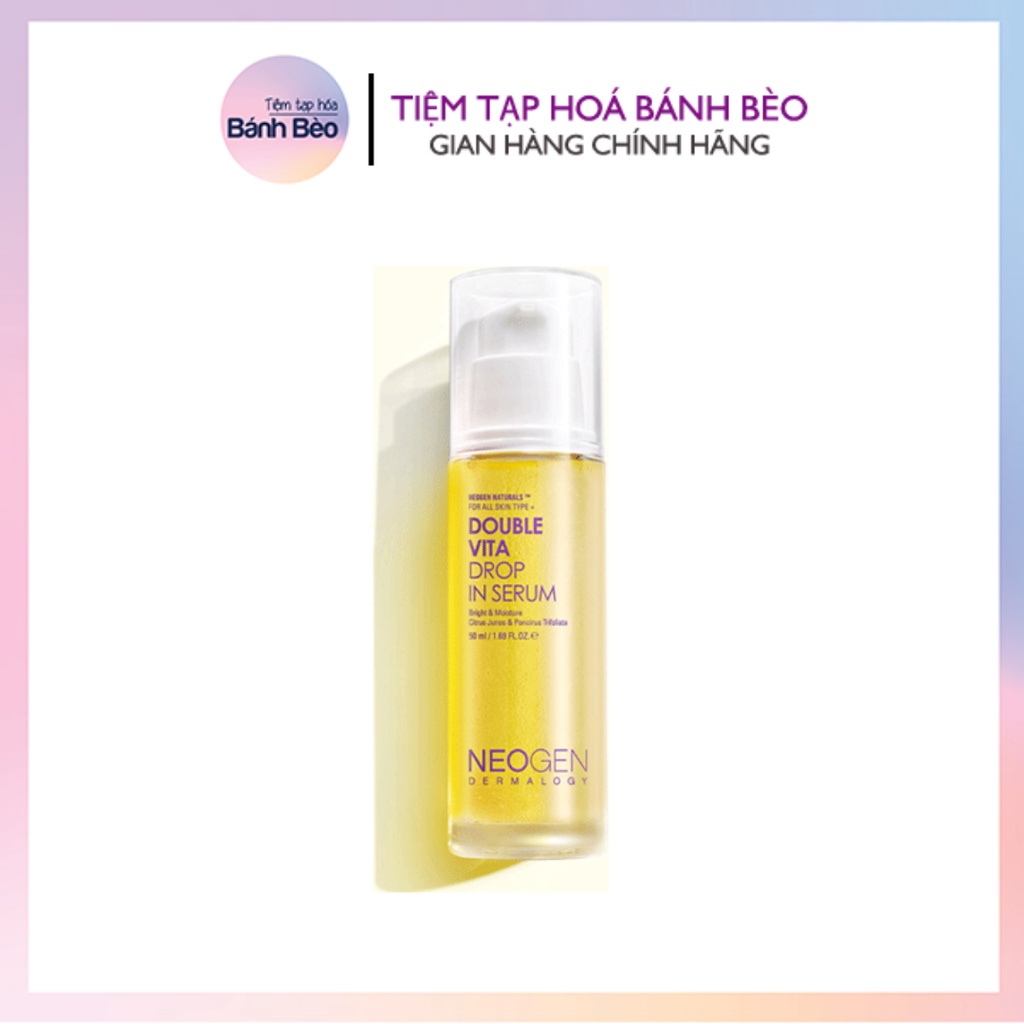 Tinh Chất Serum dưỡng sáng mềm da Neogen Double Vita Drop In Serum 50ml ...