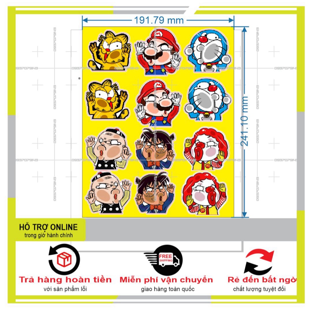 LOGO STICKER DÁN XE MÁY M63 - THU DECAL | Shopee Việt Nam