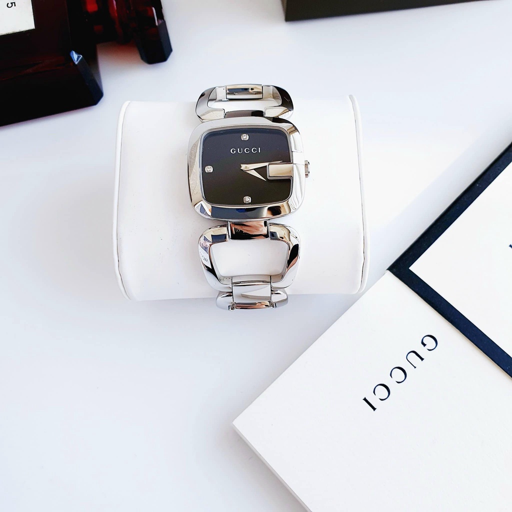Đồng Hồ Nữ Gucci G- Quartz Stainless Steel Ladies YA125406 | Shopee ...