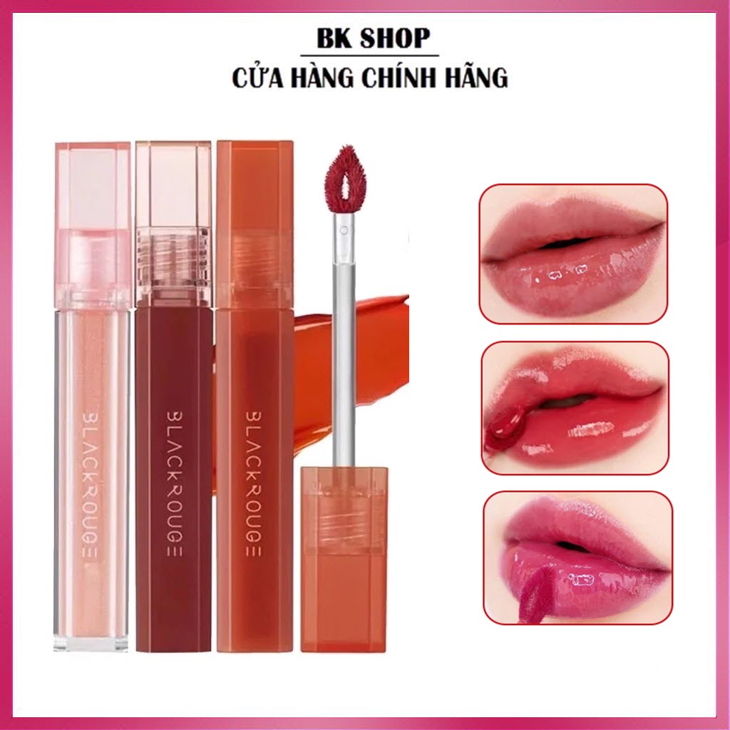 [hàn Quốc] Son Tint Bóng Siêu Lì Mịn Mượt Nhẹ Môi Hàn Quốc Black