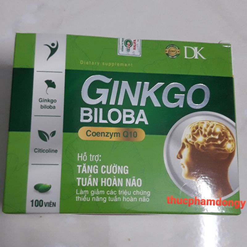 Ginkgo biloba Q10 hộp 100 viên | Shopee Việt Nam
