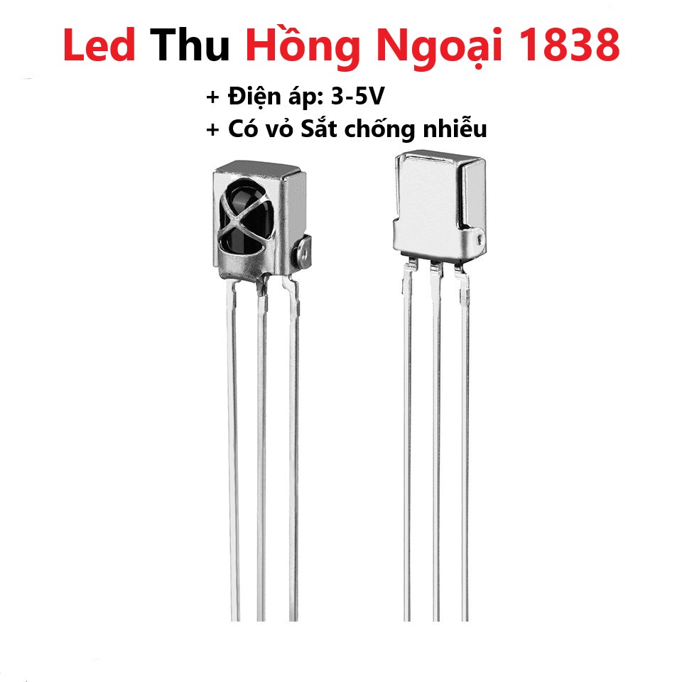 Led Thu Hồng Ngoại 1838 có vỏ sắt chống nhiễu - Mắt Thu Hồng Ngoại ...