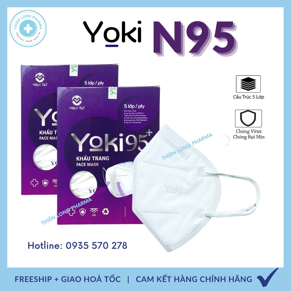 Khẩu trang 3D Yoki Mask [ Hộp 50 cái] kháng khuẩn công nghệ nhật bản ...