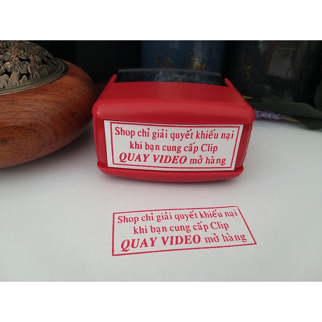 Khắc Con Dấu 3-4 Dòng Thương Hiệu Shiny S224, 58x22mm | Shopee Việt Nam