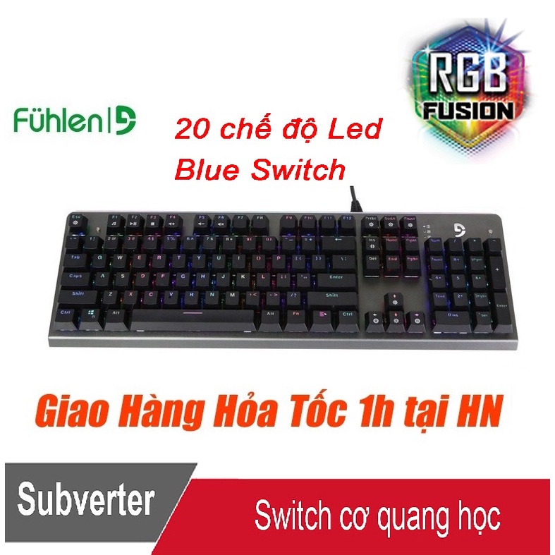 Bàn Phím Cơ Fuhlen Subverter RGB - Hàng Chính Hãng Bảo hành 24 tháng ...