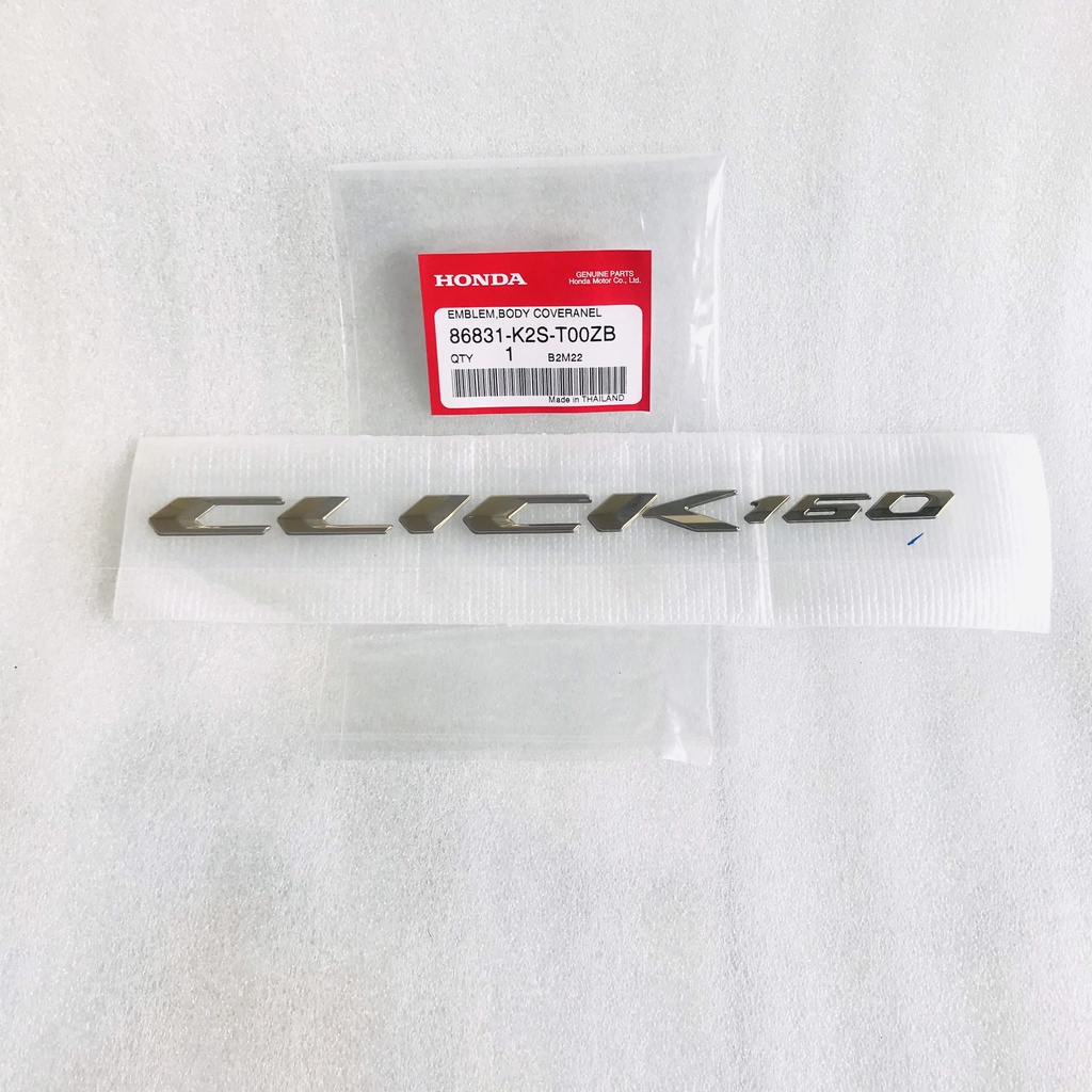 Tem chữ nổi Click 160 Zin Honda Thái Lan - 86831-K2S-T00ZC/ 86831-K2S ...