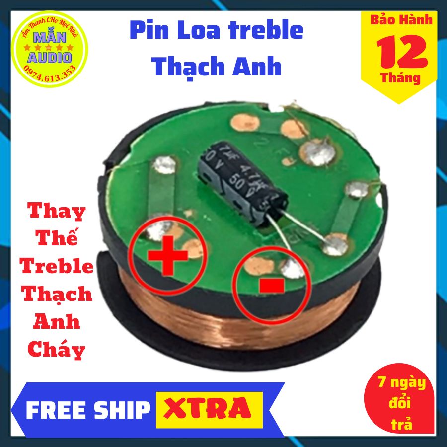 Pin loa treble thạch anh, loa treble rời thạch anh giá 1 cái | Shopee Việt Nam