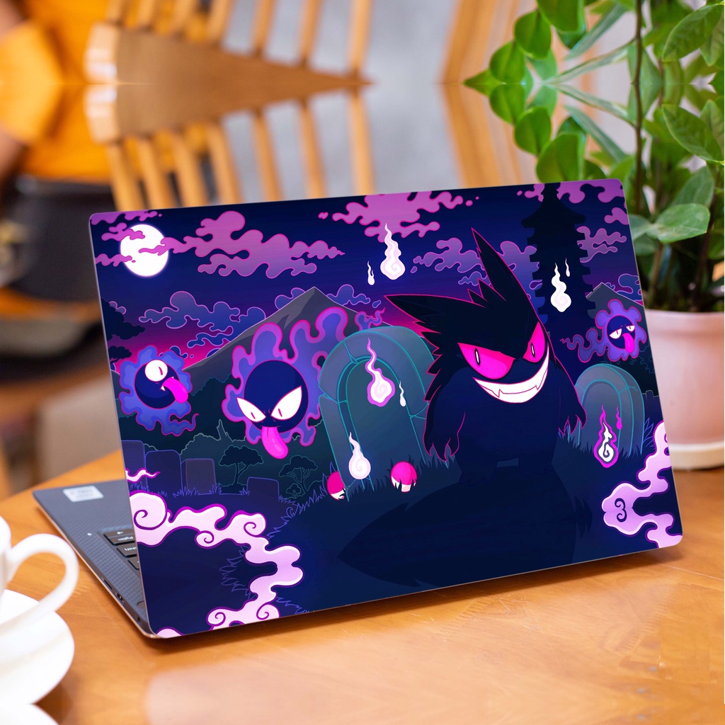 Skin Laptop In Hình Gengar - Pokemon Dành Cho Các Dòng Máy Dell Hp Asus ...