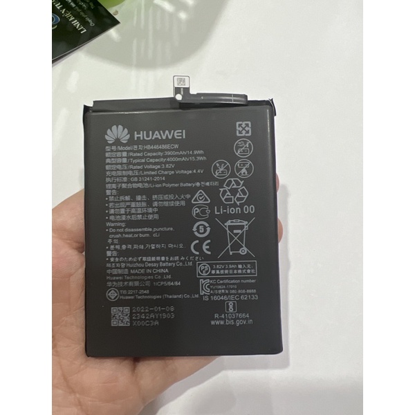 Pin Huawei HB446486ECW/ Pin Huawei Y9 Prime 2019 ( 4000 mAh ) Dung ...
