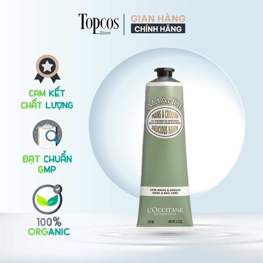 Kem Dưỡng Da Tay Hạnh Nhân L'Occitane Almond Delicious Hand Cream 150ml | Shopee Việt Nam
