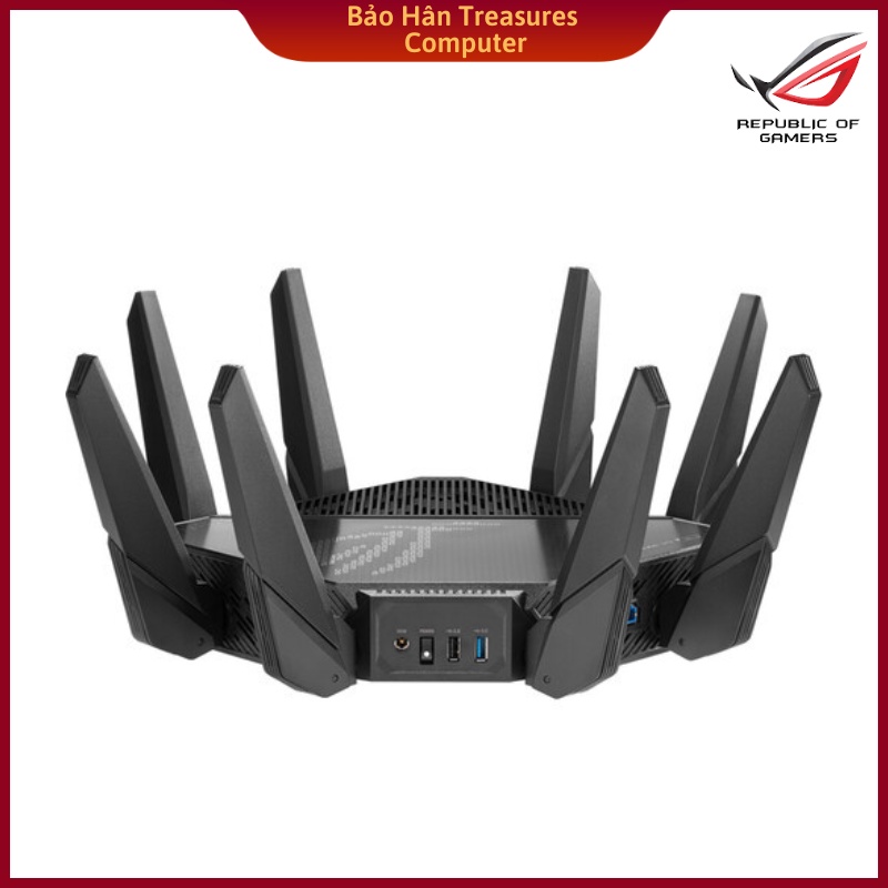 Wireless Routers Tri-band WiFi 6(802.11ax) ASUS ROG Rapture GT-AX11000 ...