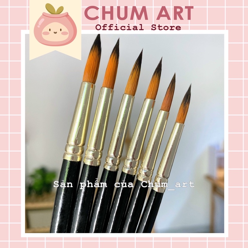 Chum Art -Cọ thân đen đầu cọ siêu to vẽ màu nước màu sơn (page 2 ...