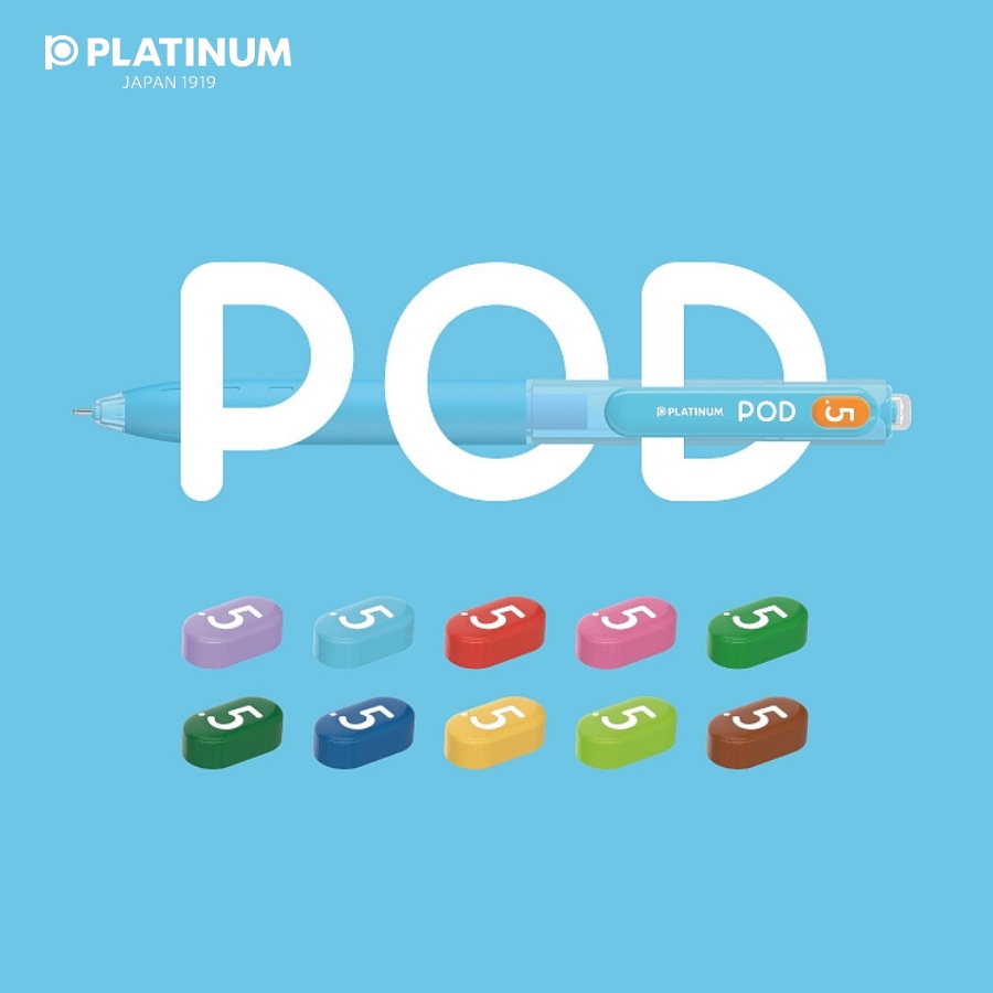 Bút gel bấm Platinum POD5 - Cỡ ngòi 0.5mm | Shopee Việt Nam