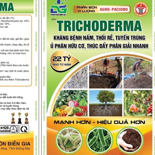 1kg Nấm Trichoderma Tricho Plus Chuyên Dùng Ủ Phân, Phun Phòng Bệnh ...