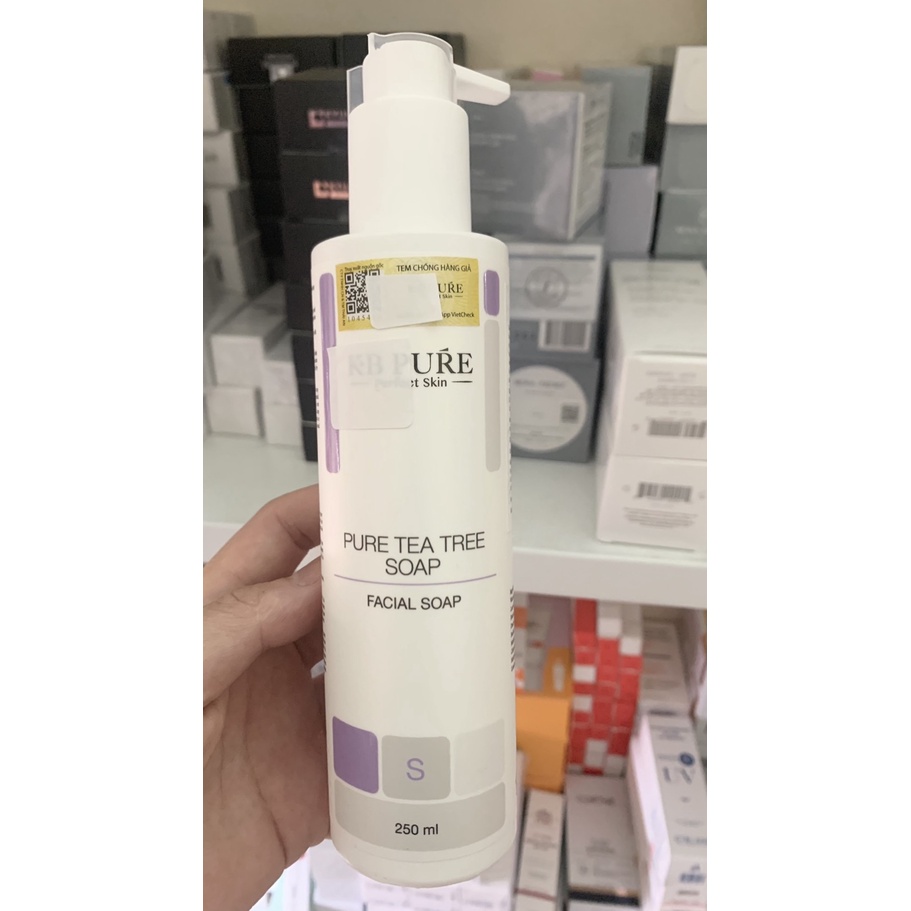 Gel rửa mặt tinh chất tràm trà KB Pure Tea Tree Soap 250ml | Shopee ...