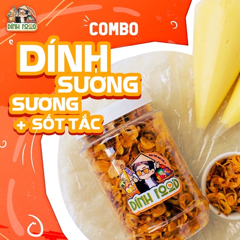 COMBO DÍNH SƯƠNG SƯƠNG CÓ SỐT TẮC : gồm 300G BÁNH TRÁNG +150G HÀNH PHI+ ...