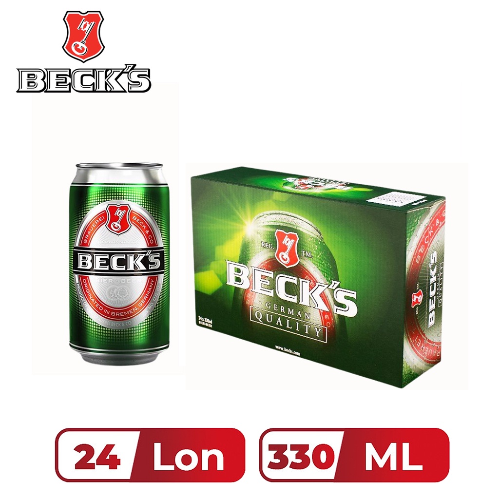 THÙNG 24 LON BIA BECK’S 330ML | Shopee Việt Nam