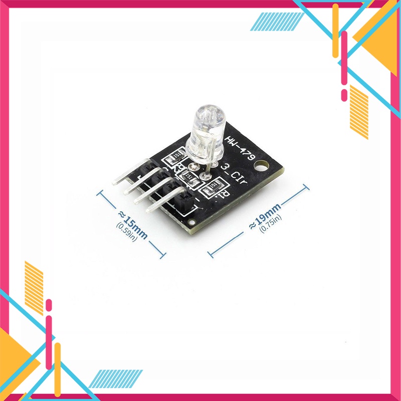 Led Rgb Ky 016 3 Màu Cho Arduino Shopee Việt Nam