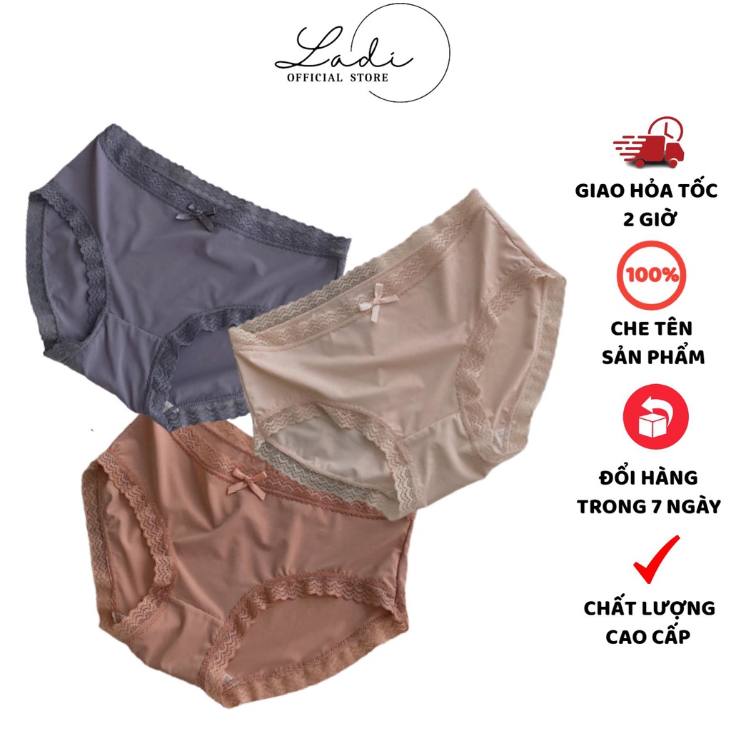 Quần Lót Nữ LADI Sét 3 Chiếc Su Lụa Cao Cấp Thiết Kế Mỏng Mát Mềm Mại MÃ COMBO3 | Shopee Việt Nam
