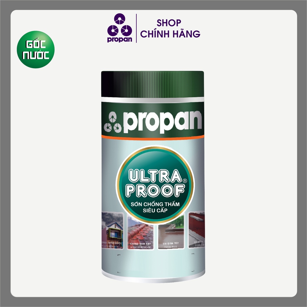 Propan - ULTRAPROOF - 960 - Sơn Chống Thấm Siêu Cấp - 1 kg | Shopee ...