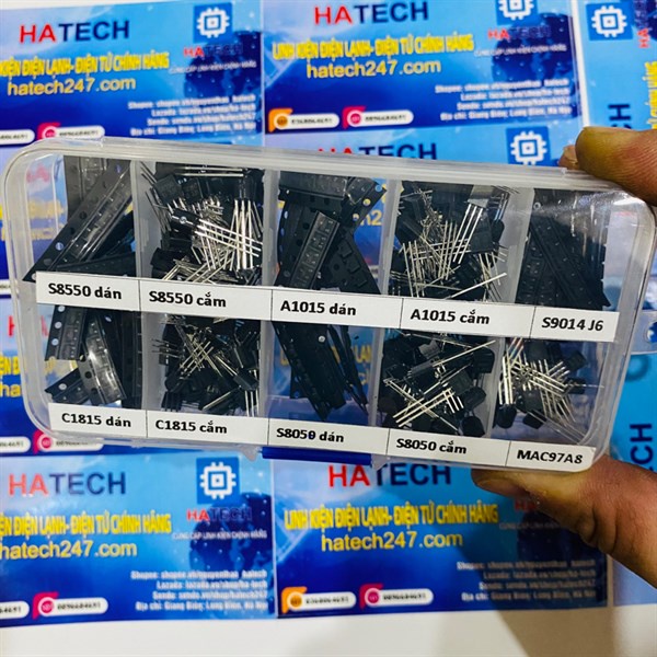 Combo 10 loại transistor thông dụng mỗi loại 50 chiếc ( 97a8 20c) chính ...