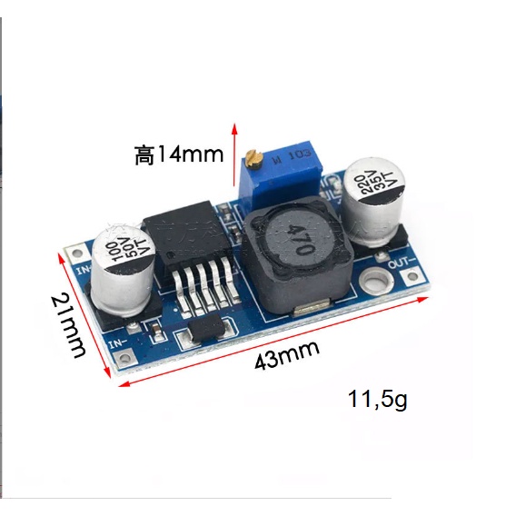 Mạch hạ áp Buck DC -DC LM2596 3A ( Vào 3.2-46VDC Ra 1,2-35VDC ...