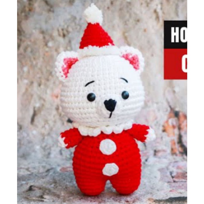GẤU NOEL LEN HANDMADE | Shopee Việt Nam