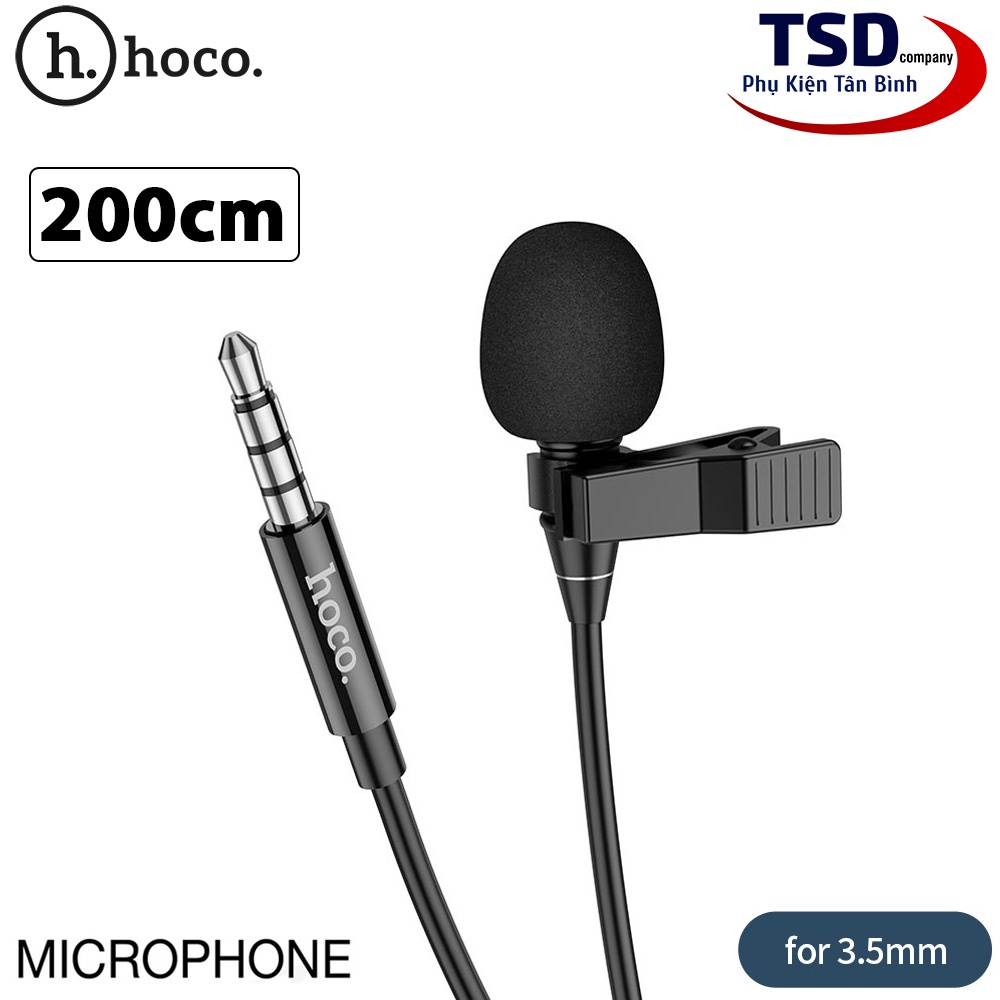 Microphone Mini Hoco L14 Kẹp Áo Chính Hãng Có Màng Lọc Tạp Âm | Shopee ...
