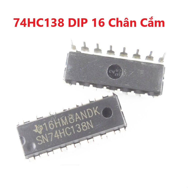 74HC138 Dip 16 Chân Cắm HC138 74138 | Shopee Việt Nam