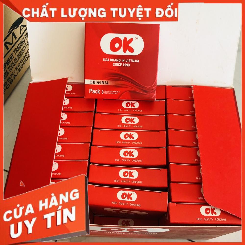 [an toàn][Tiết Kiện] Bao Cao Su OK Original Chính Hãng (Hộp 3 cái ...