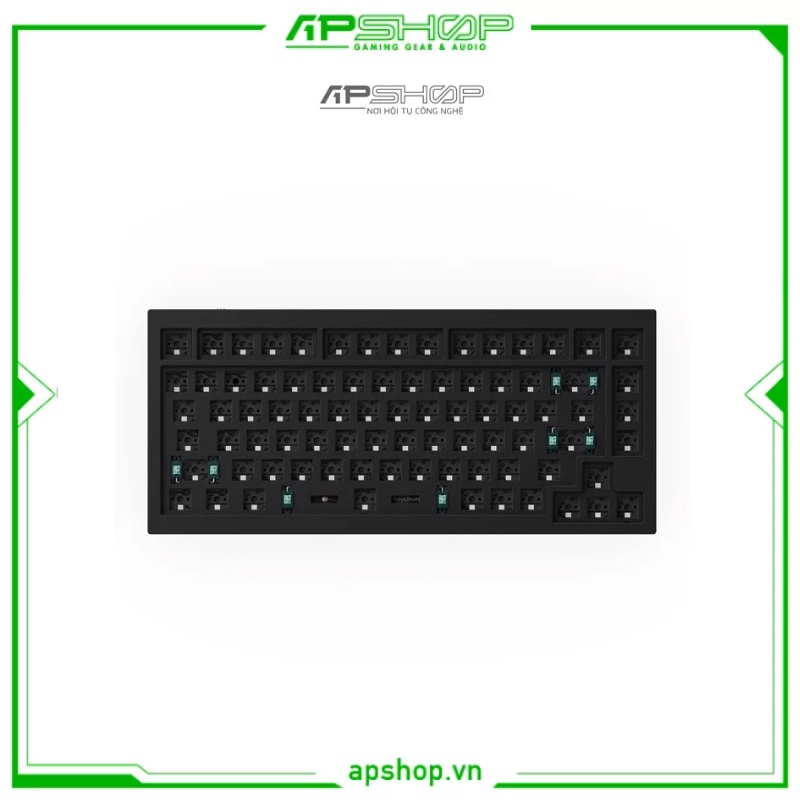 Kit Bàn phím Keychron Q1 Barebone Carbon Black Không Knob V2 | Q1-A1 ...