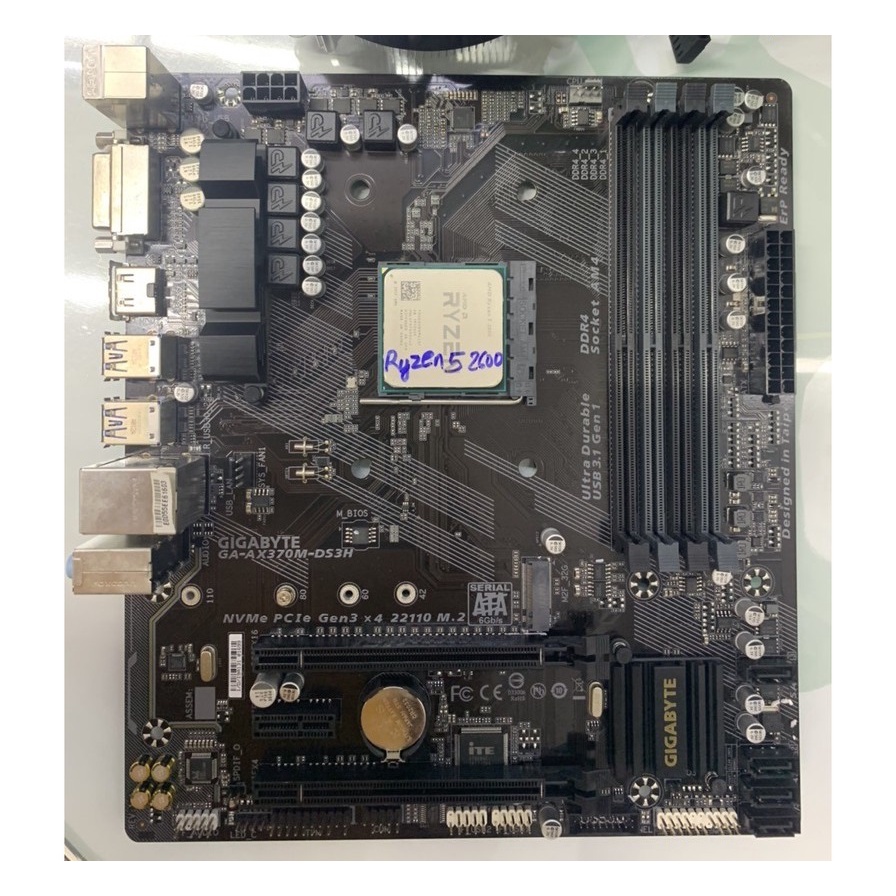 Bo mạch chủ Gigabyte X370 DS3H cũ. Mainboard GIGABYTE X370M DS3H bóc ...