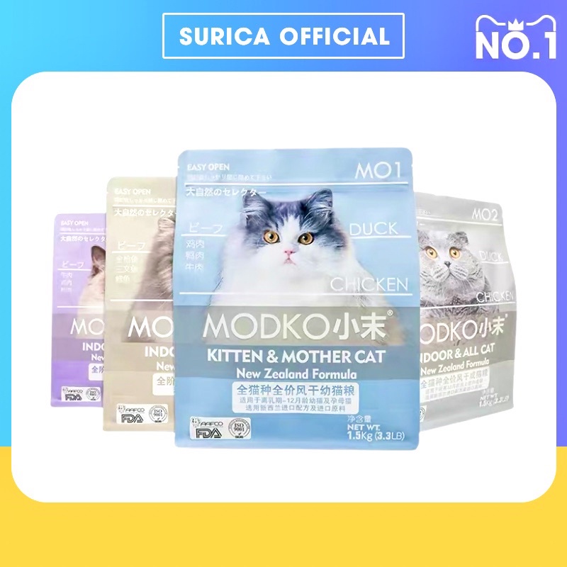 Hạt cho mèo con Modko Thức ăn khô dinh dưỡng cho mèo bầu và mọi lứa ...