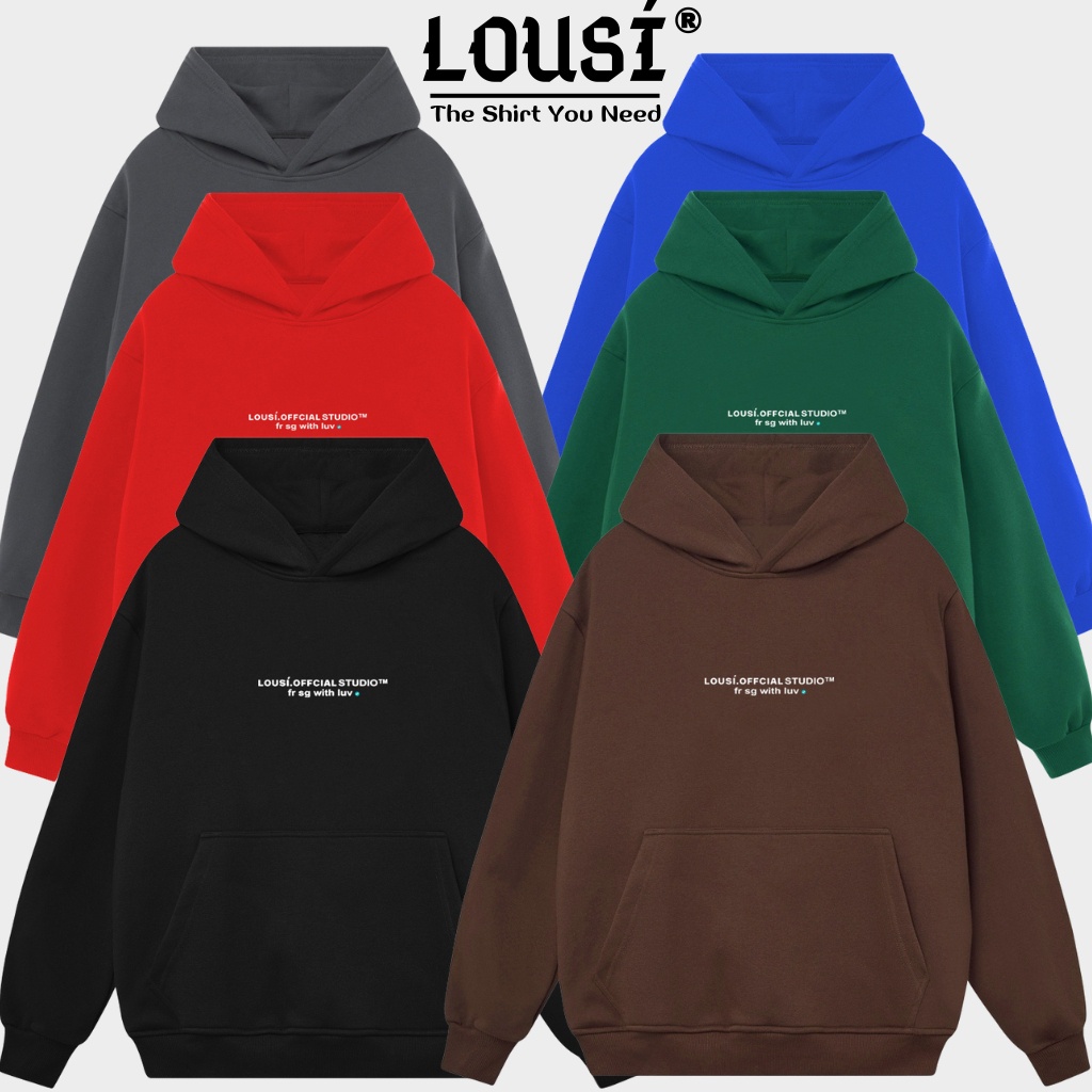 Áo hoodie Lousi.studio unisex ullzang nỉ ngoại local brand - Áo khoác ...